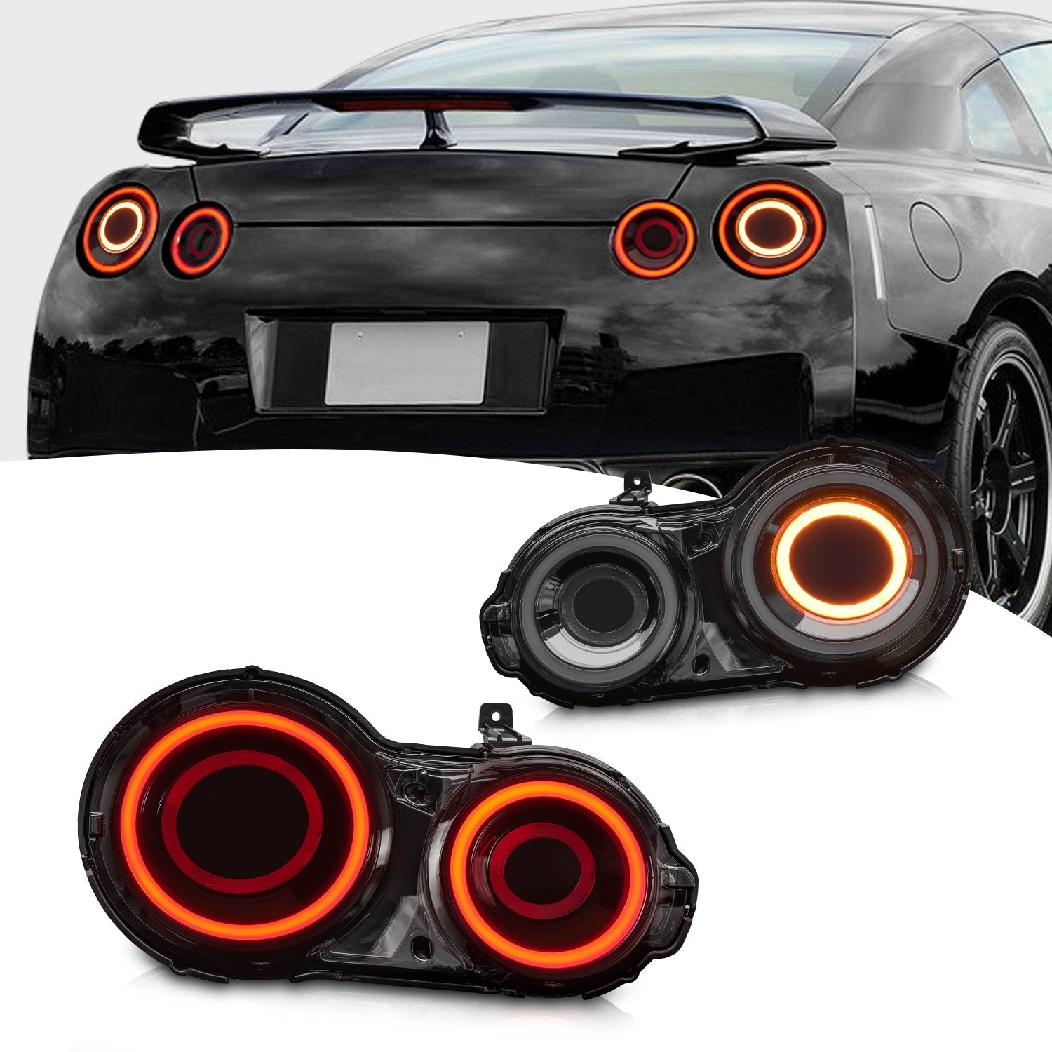 Archaic Full LED Tail Lights/Rear Lights For Nissan GT-R R35 2007-2023 ...
